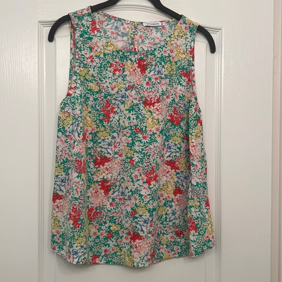 Staccato | Tops | Staccato Sleeveless Floral Tank Blouse Size Small ...